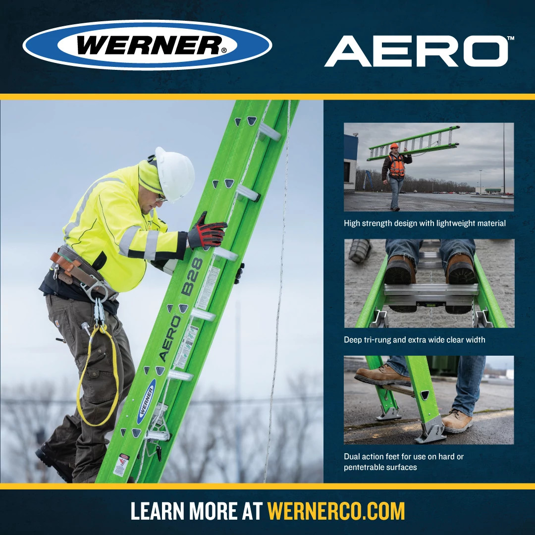 Has anyone tried the Werner Aero extension ladder? | Electrician Talk
